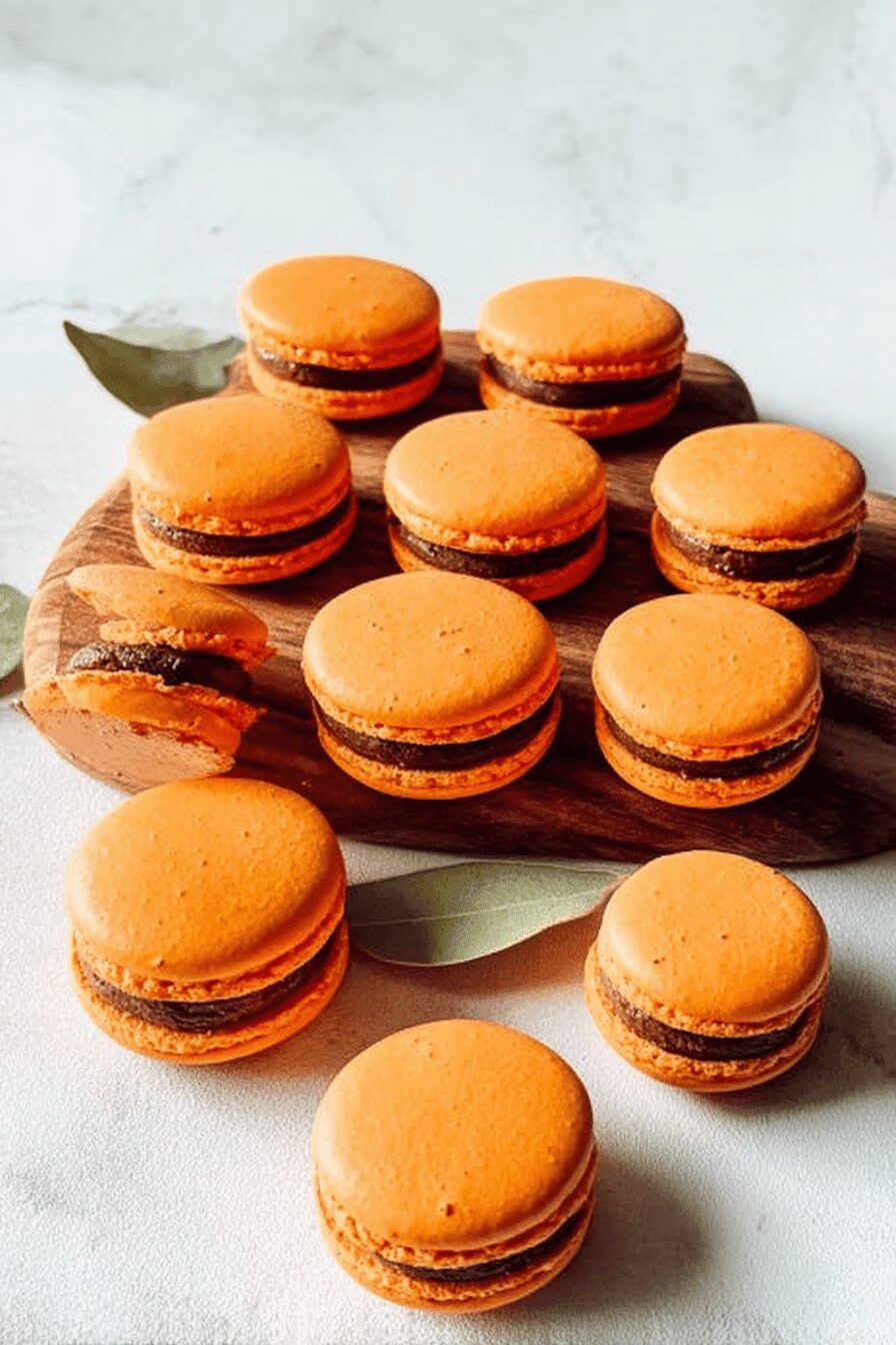Orange Macarons Recipe With Zesty Citrus Flavor And Creamy Filling