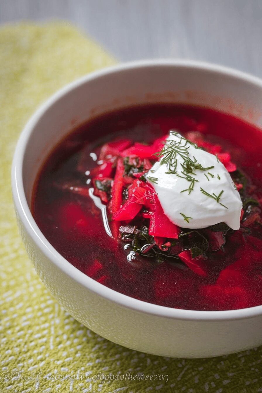 Red Borsch Recipe With Fresh Beets And Traditional Flavor