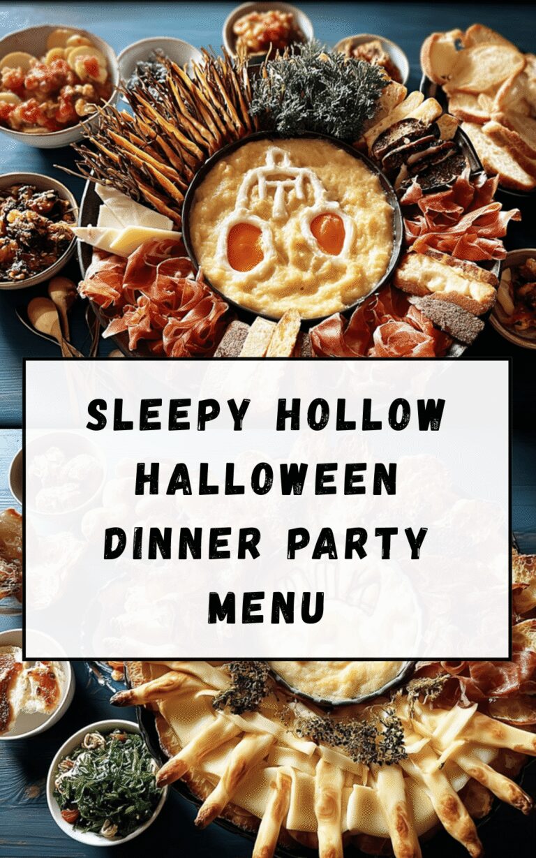 Sleepy Hollow Halloween Dinner Party Menu With Spooky Ideas