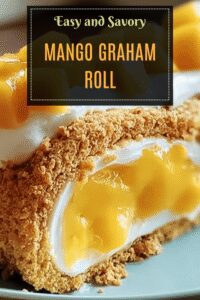 Mango Graham Roll Recipe Filipino Mango Float Dessert