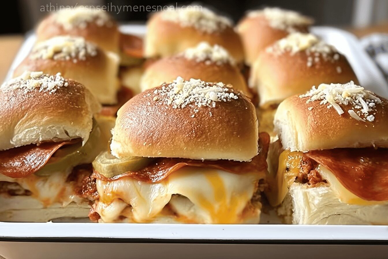 Pizza Supreme Sliders Recipe 5 Easy Party Snack Ideas