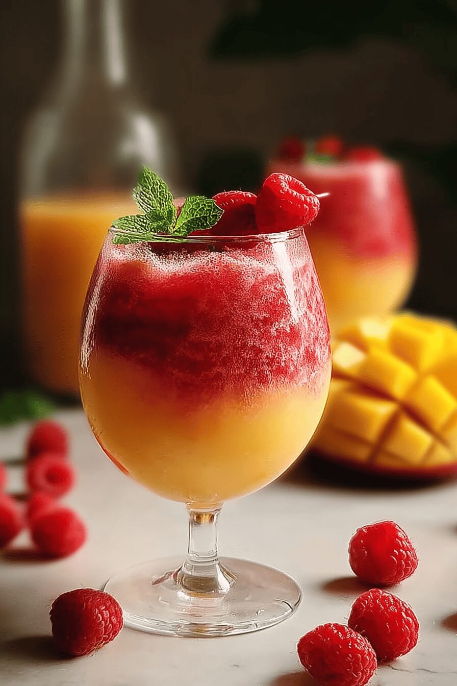 Raspberry Mango Daiquiris Recipe For Refreshing Summer Drinks