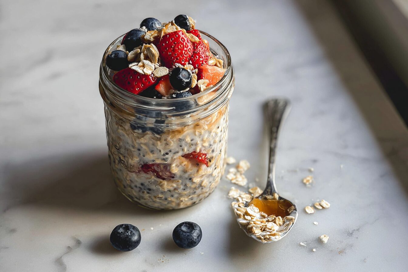 High Protein Overnight Oats: 5-Minute Morning Meal