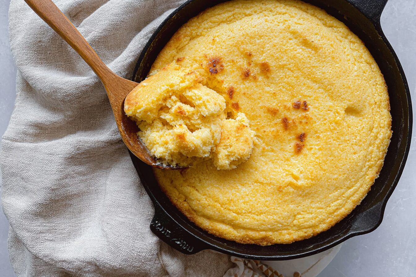 Spoon Bread Recipe For Soft Fluffy Southern Cornbread