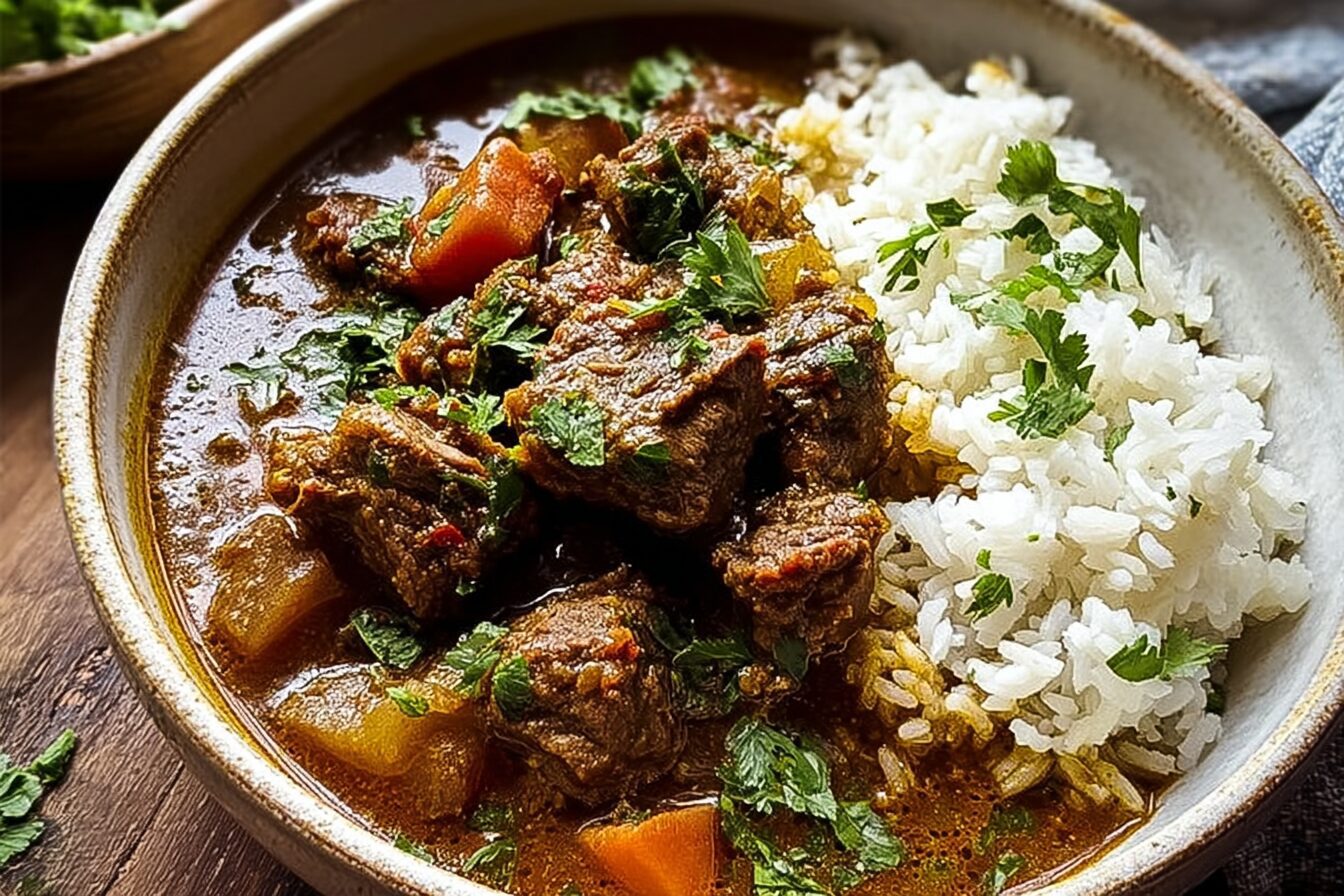 Persian Herb Beef Stew Recipe With Fragrant Rice 2024