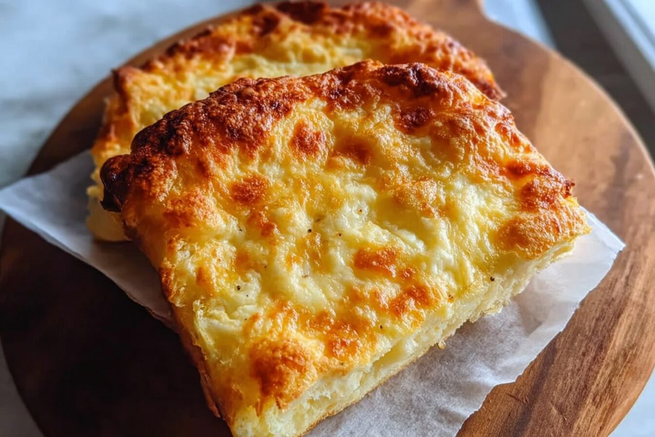Cheesy Cottage Cheese Bread Made With 2 Ingredients