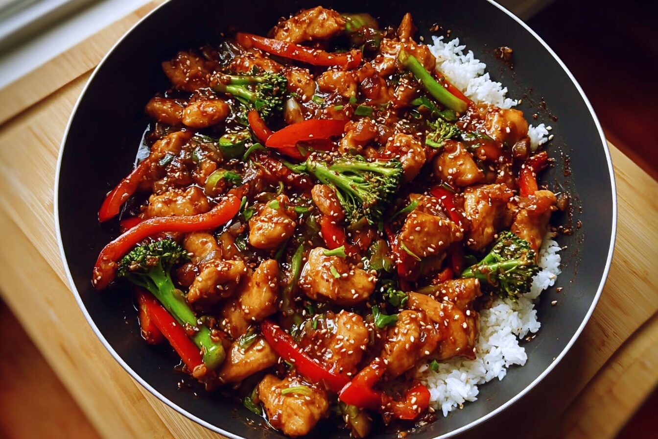 Quick And Easy Chili Garlic Chicken Stir Fry Recipe