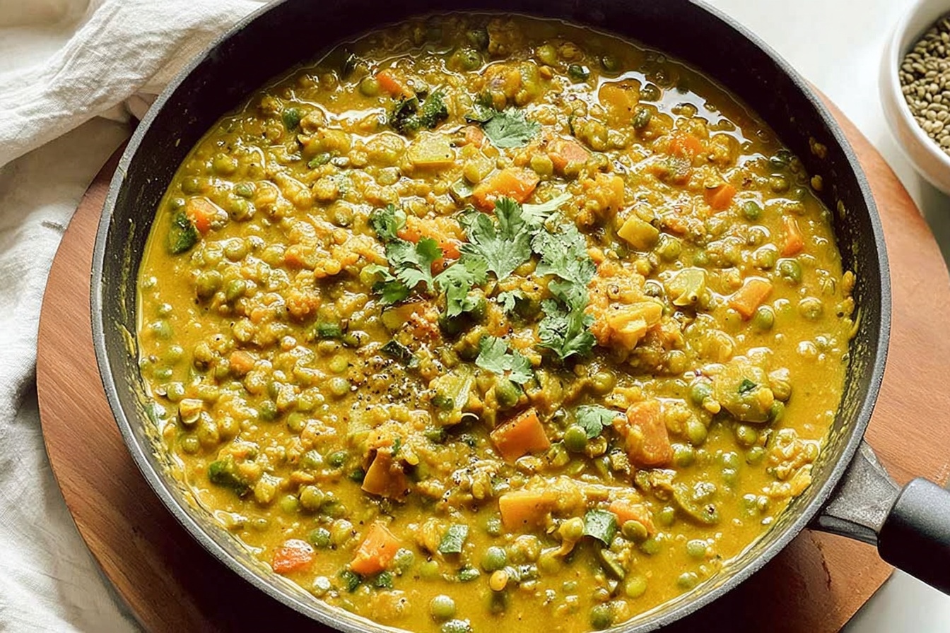Delicious Mung Bean Curry Recipe With Coconut Milk