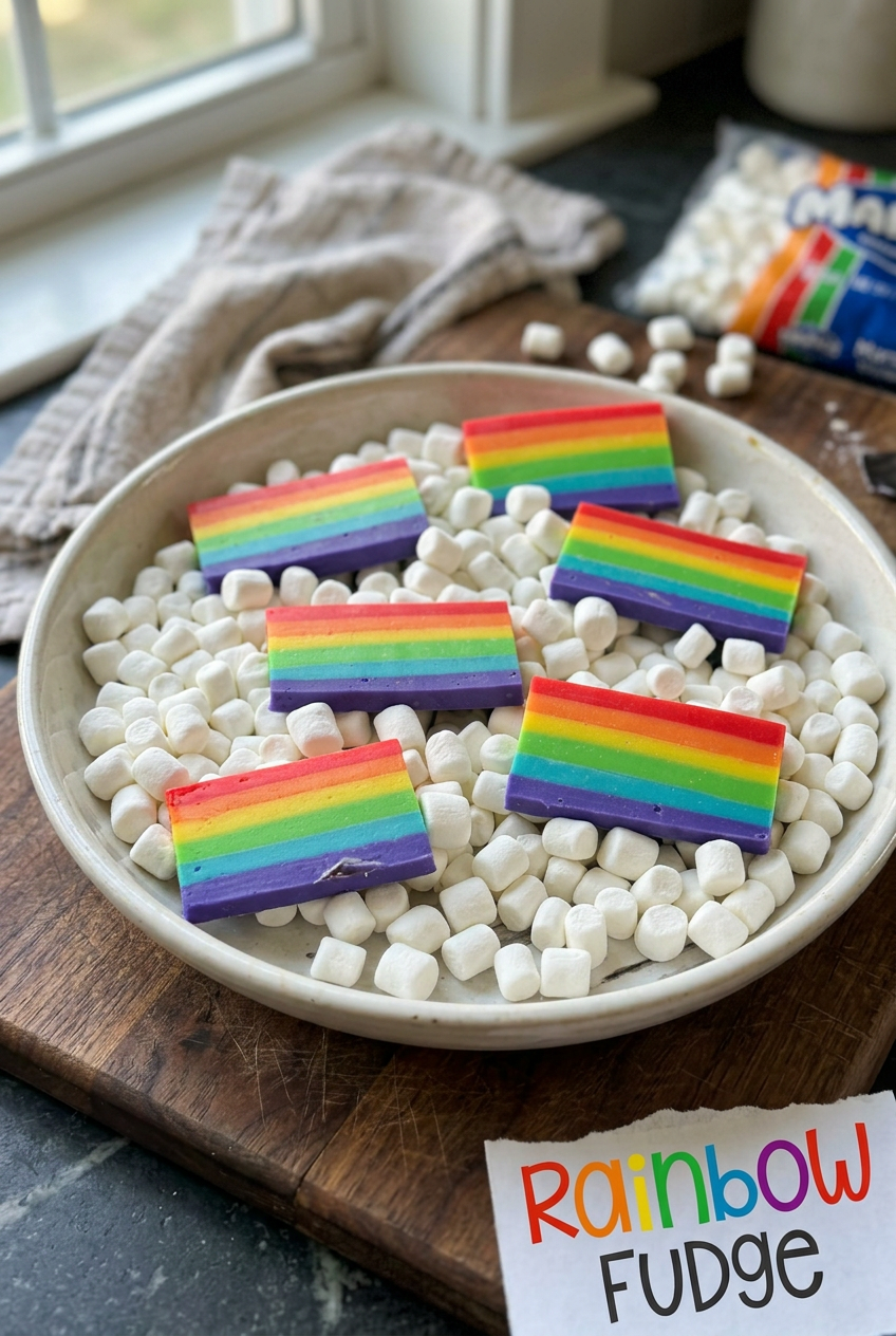 Rainbow Fudge Recipe: Easy Way To Make Colorful Treat