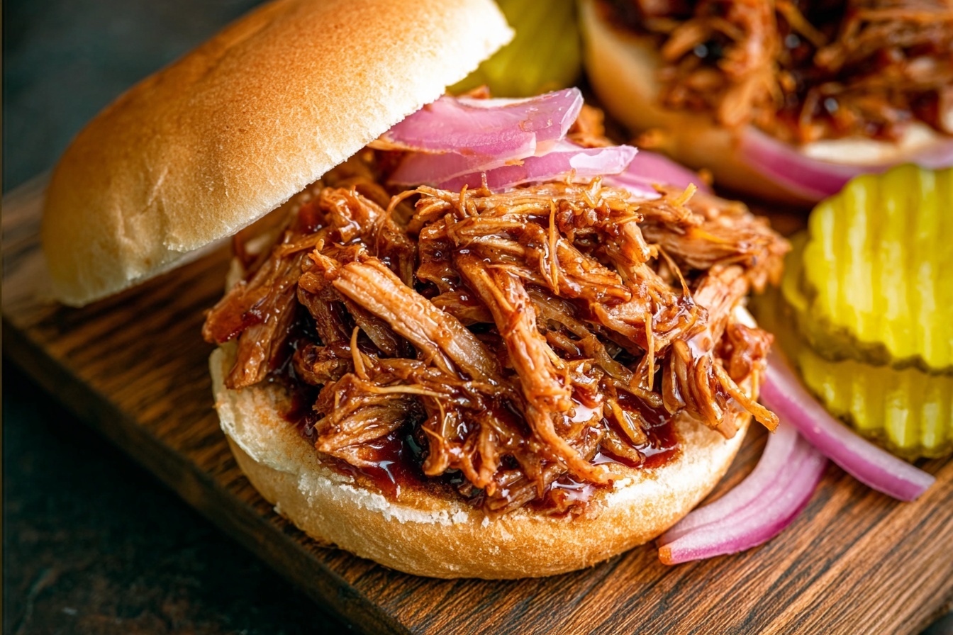 Tender Slow Cooker BBQ Pulled Pork Recipe In 8 Hours